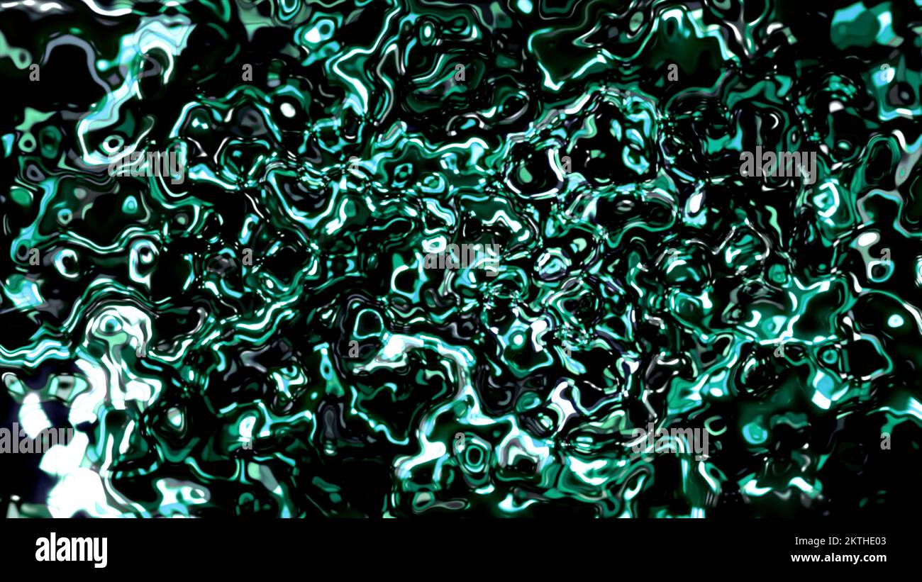 Bright hypnotic plasma flow. Motion. Beautiful shimmering liquid ...