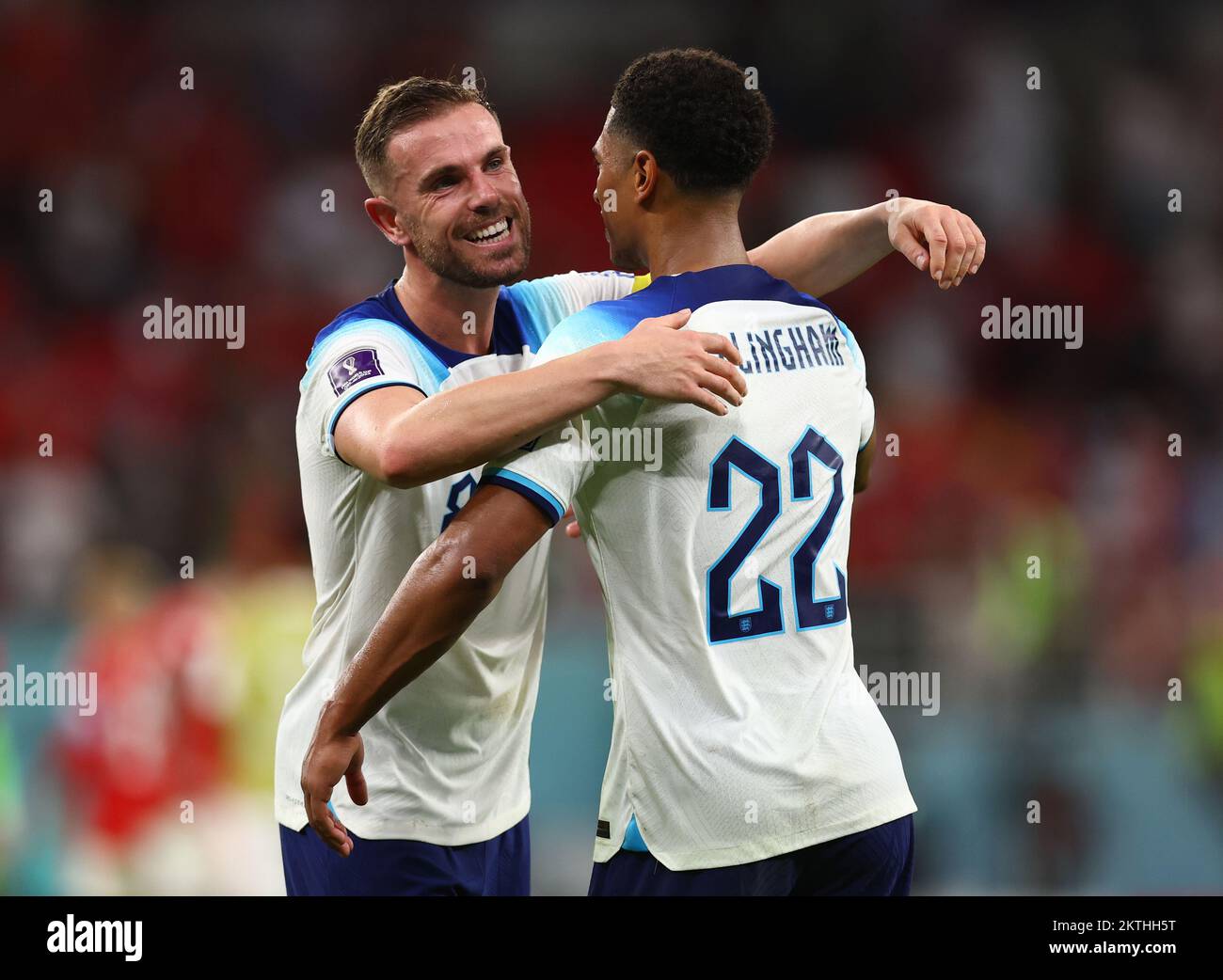 Al Rayyan, Qatar, 29th November 2022. Jordan Henderson of England ...