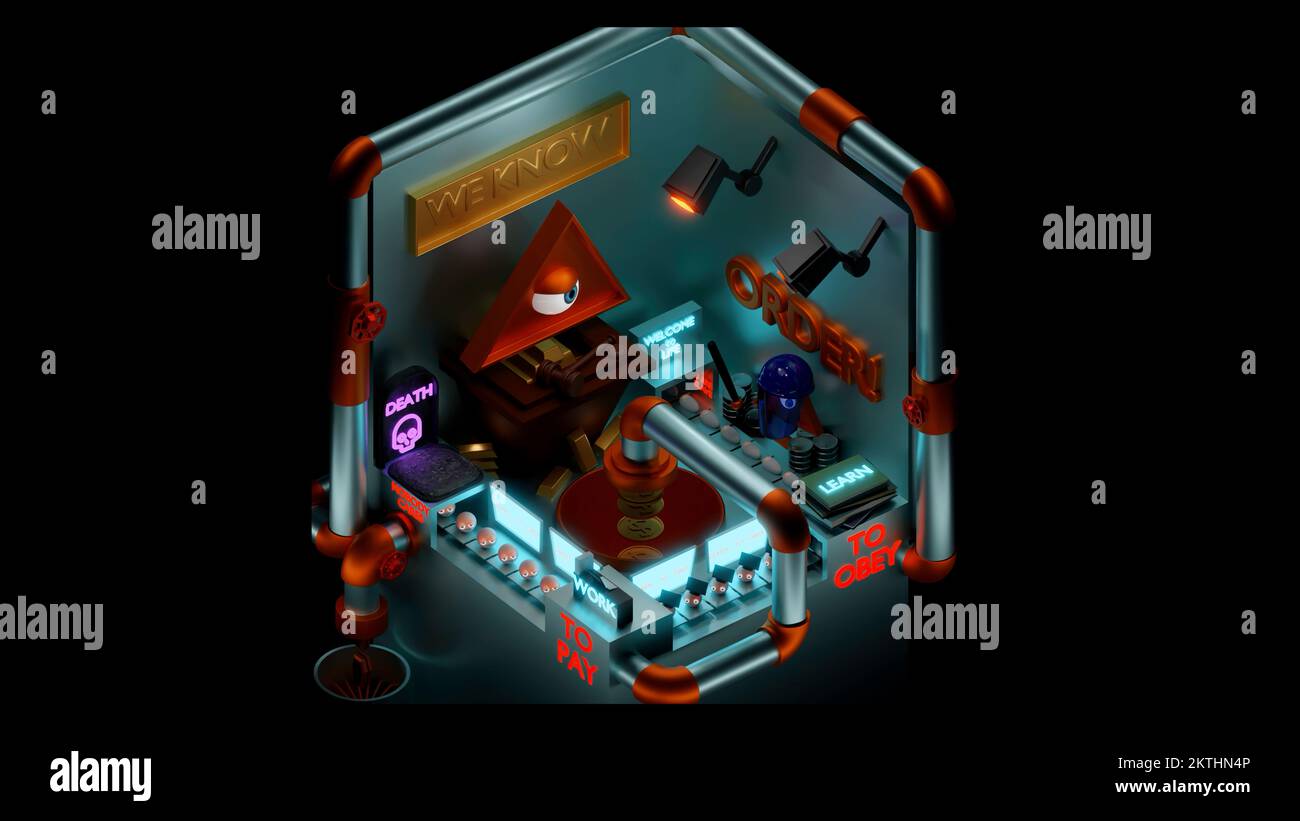 The concept of a computer game. Design.Multi-colored computer graphics ...