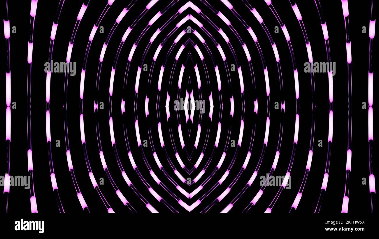 Bright burning iridescent animation. Design. Purple lines that change ...