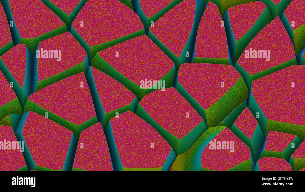 Psychedelic color lines polygons hi-res stock photography and images - Alamy