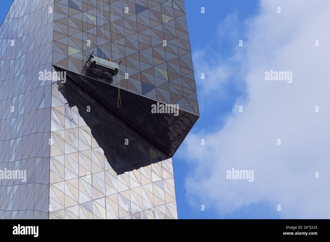 Low angle view of modern building against sky Stock Photo - Alamy