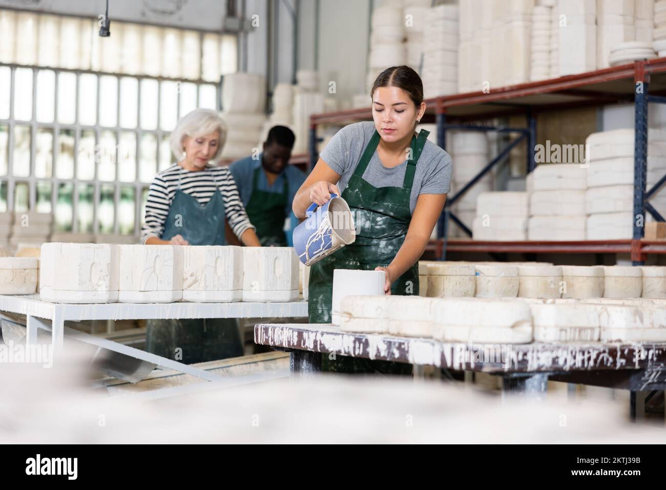 Plaster casting craft hi-res stock photography and images - Alamy