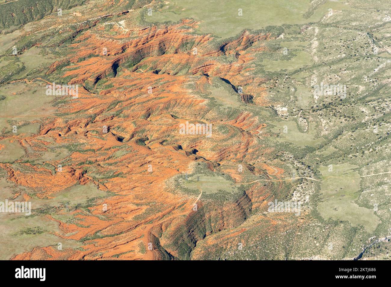 Aerial view red rock sandstone hi-res stock photography and images - Alamy