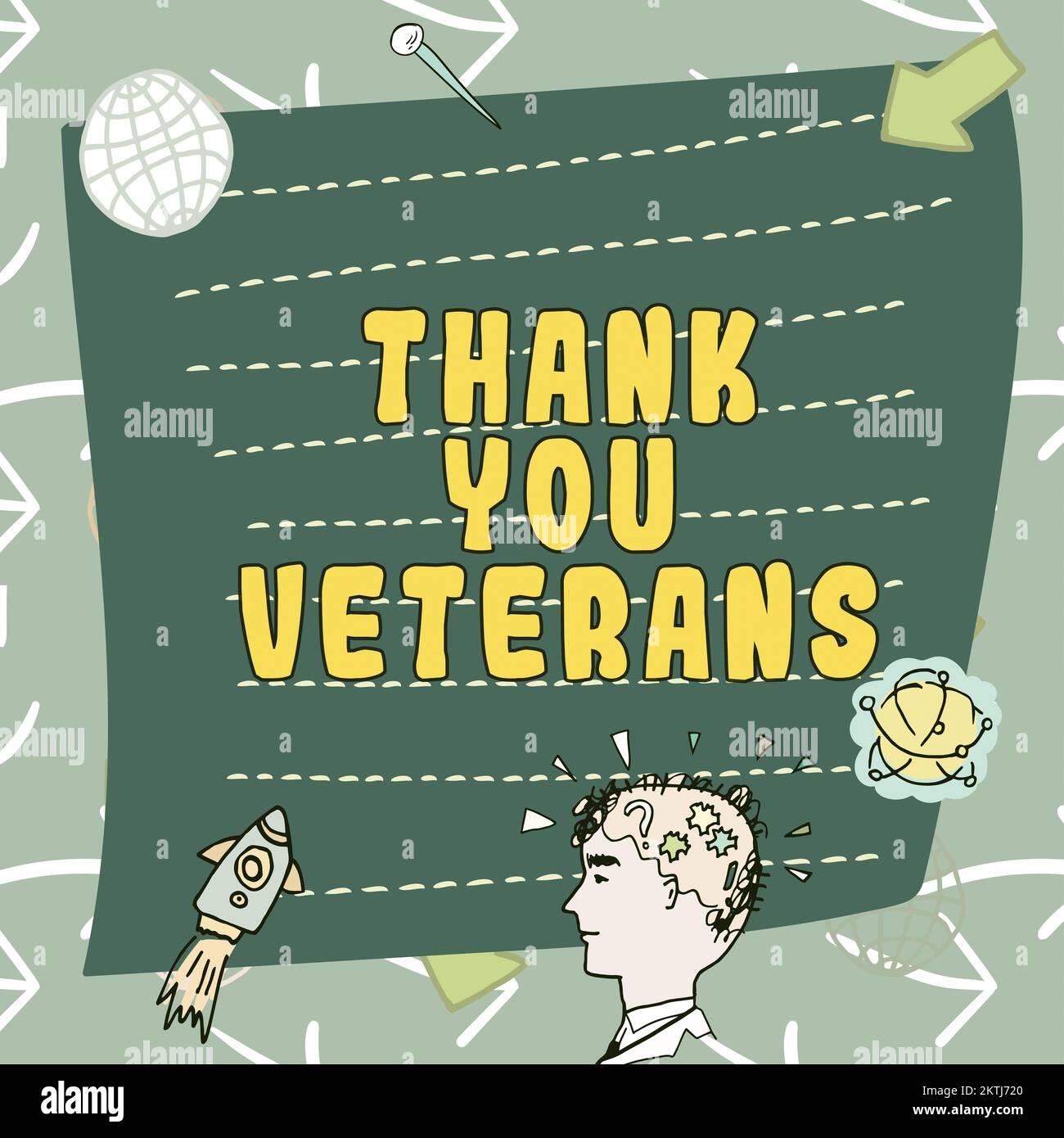 Handwriting text Thank You Veterans, Business concept Expression of ...