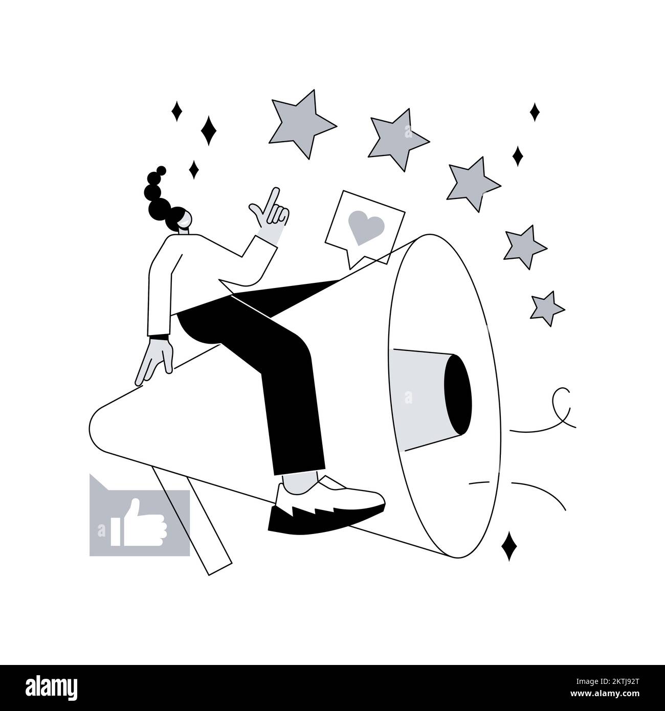 Brand reputation abstract concept vector illustration. Ranking, sales ...