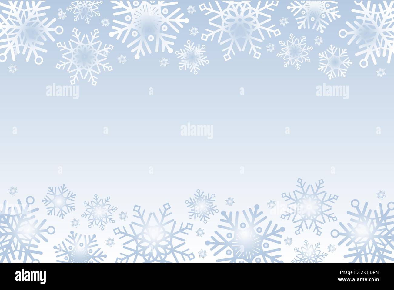 Winter background with snowflake borders Stock Vector Image & Art - Alamy