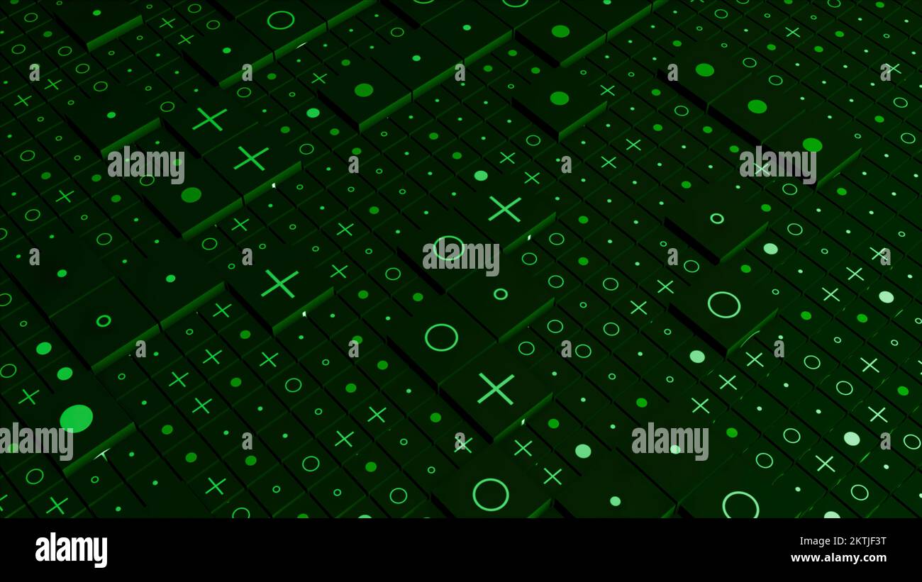 Black background. Motion . Bright buttons highlighted in blue and green ...