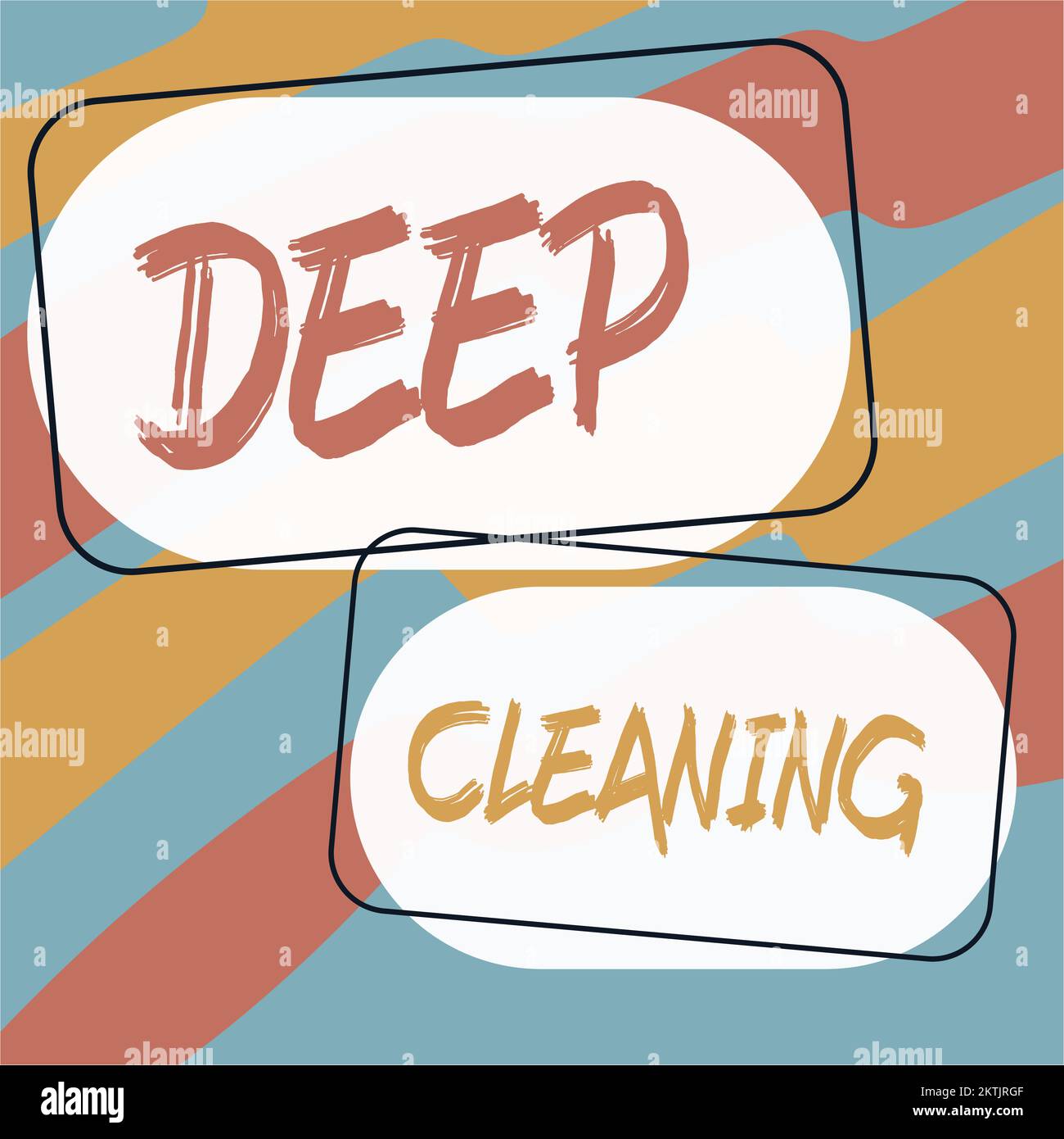 Handwriting text Deep Cleaning, Internet Concept an act of thoroughly ...