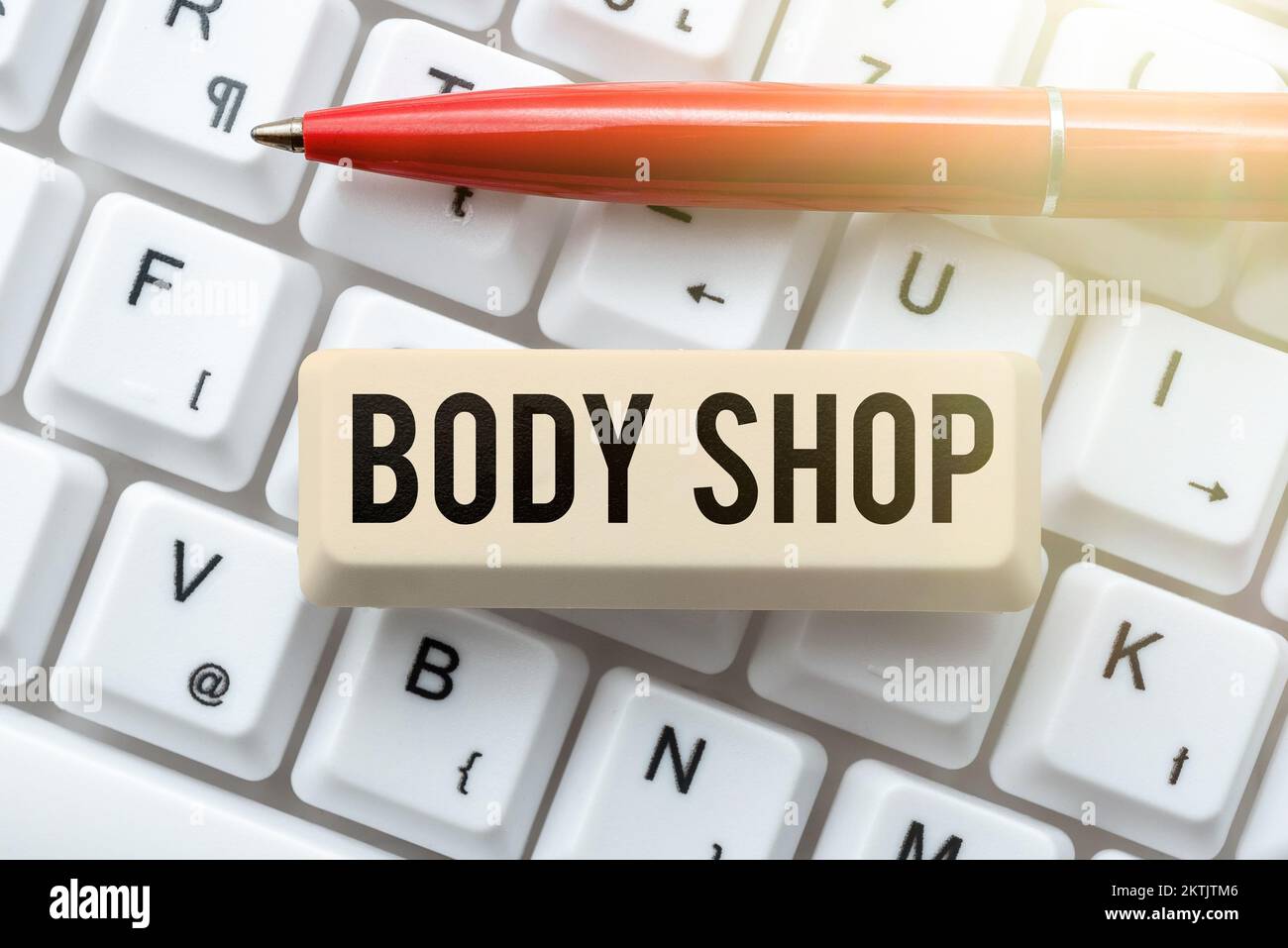 Inspiration showing sign Body Shop, Conceptual photo a shop where ...