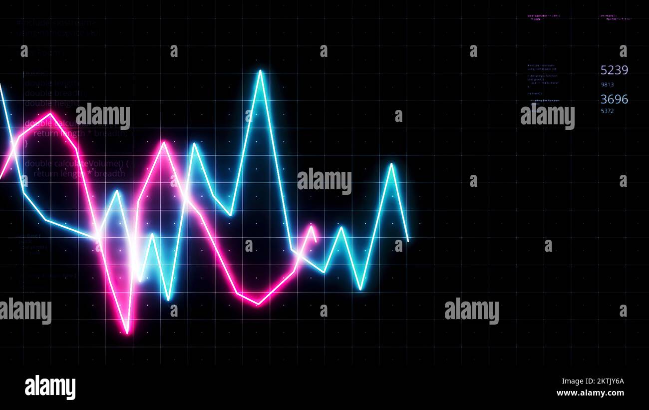 Stock market or forex trading candlestick graph in graphic design for ...