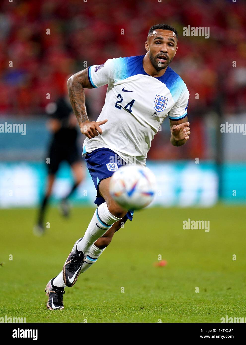 England's Callum Wilson during the FIFA World Cup Group B match at the ...