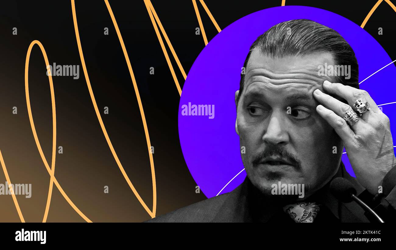 White and black background. Motion.Cartoon 3d animation with a portrait ...