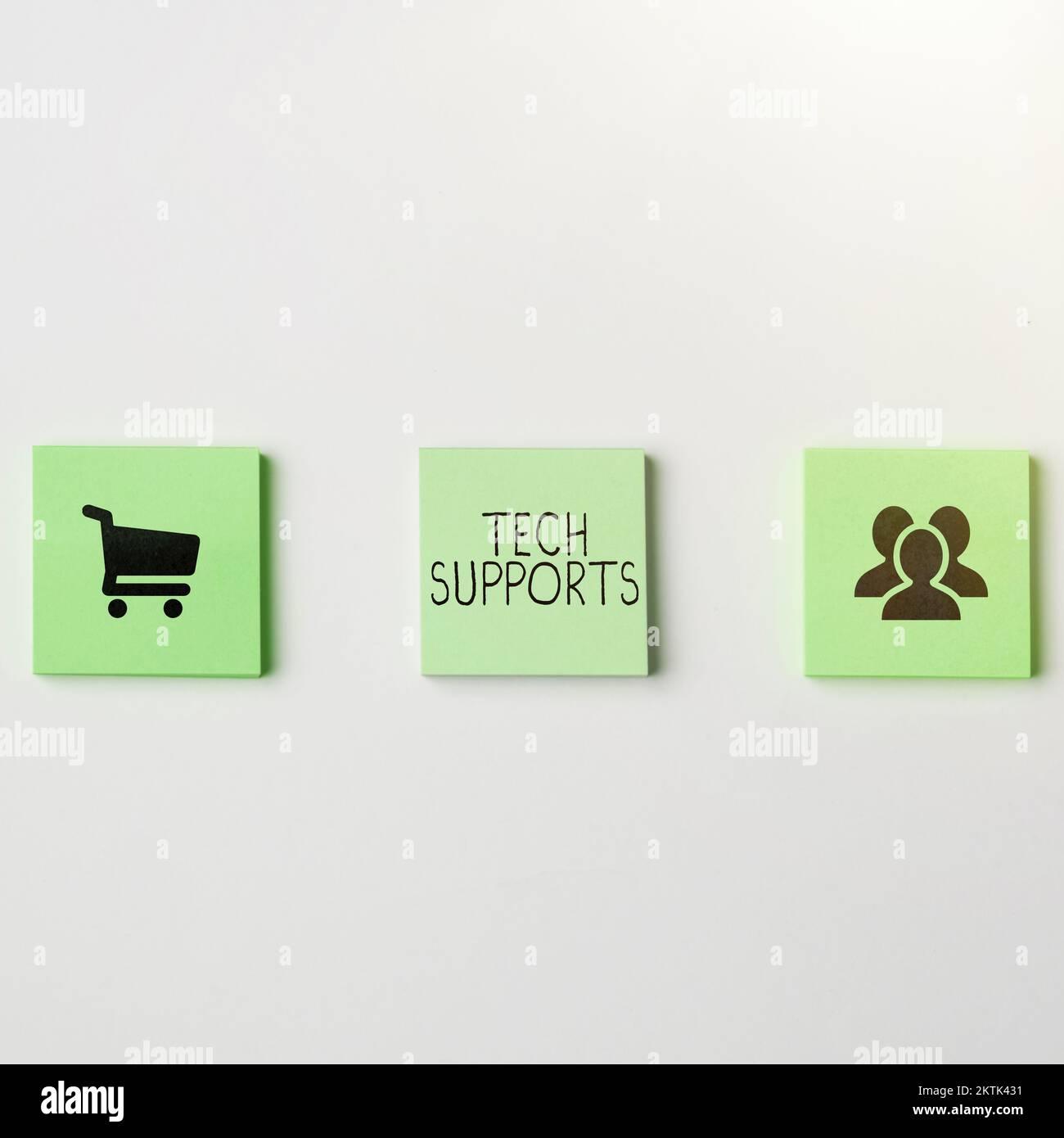 Text caption presenting Tech Supports, Word for Help given by ...