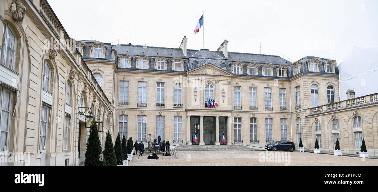 Paris, France, 29/11/2022, Illustration picture shows the entrance ...