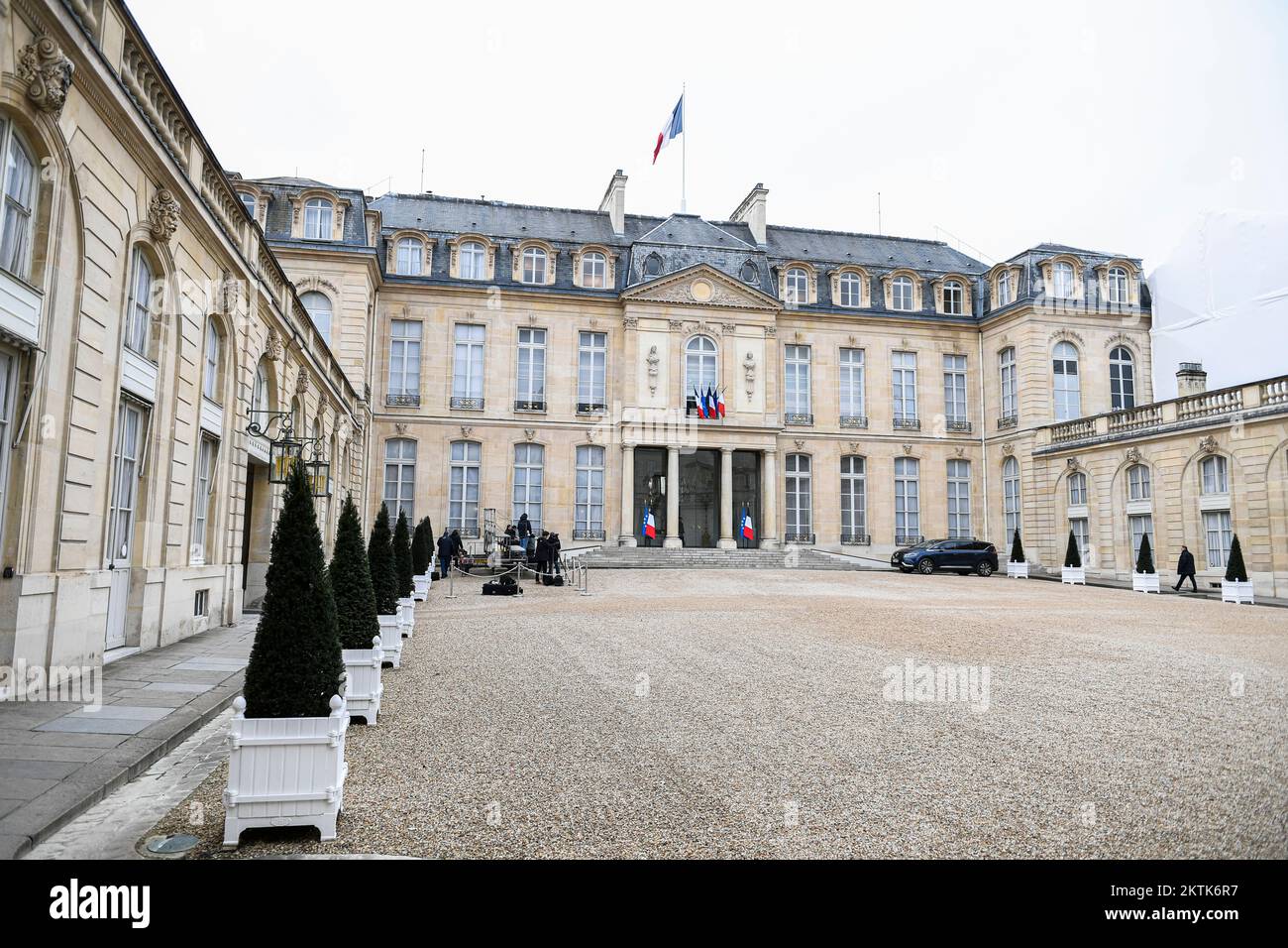 Paris, France, 29/11/2022, Illustration picture shows the entrance ...