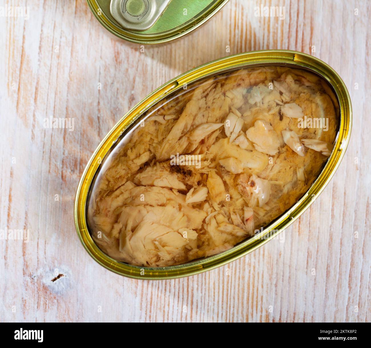 Bonito fish fillets preserved in oil Stock Photo - Alamy
