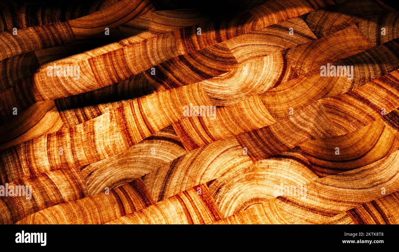 Surface with wooden structure and pattern. Motion. Wave-moving surface ...