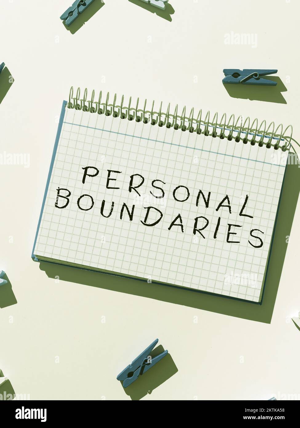 Handwriting text Personal Boundaries, Conceptual photo something that ...