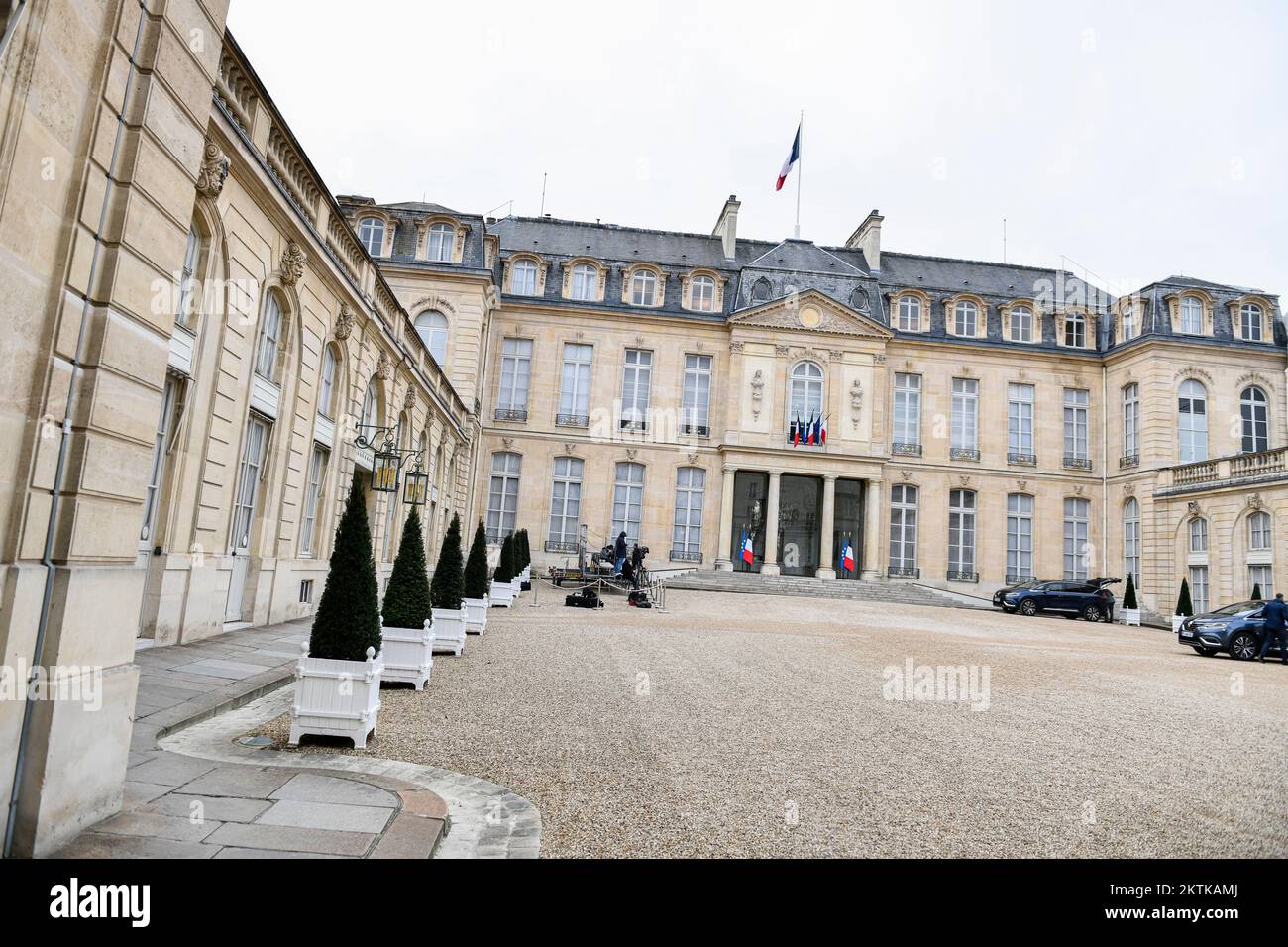 Paris, France, 29/11/2022, Illustration picture shows the entrance ...