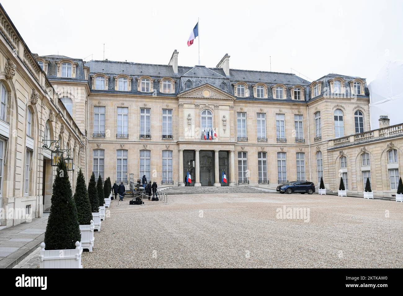 Paris, France, 29/11/2022, Illustration picture shows the entrance ...