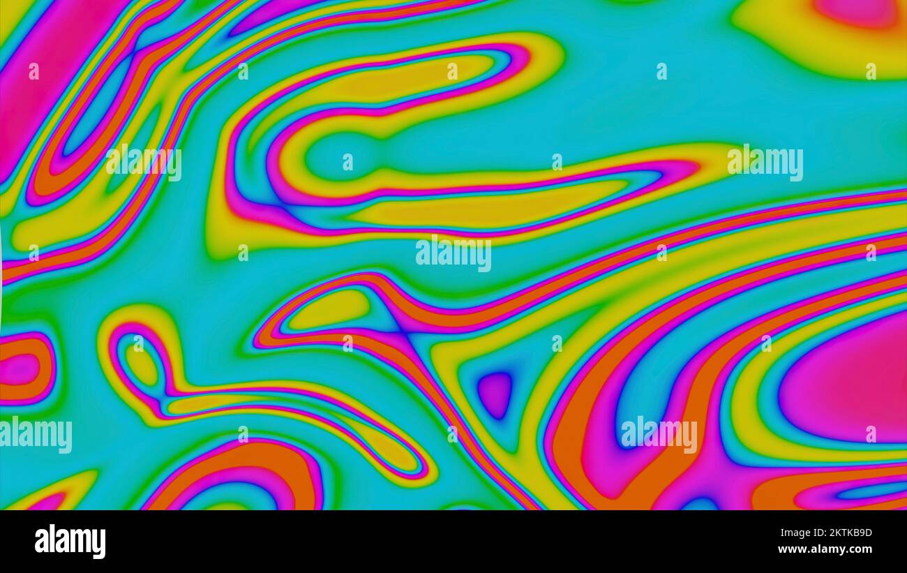 Abstract psychedelic background with colorful acid stains. Design ...