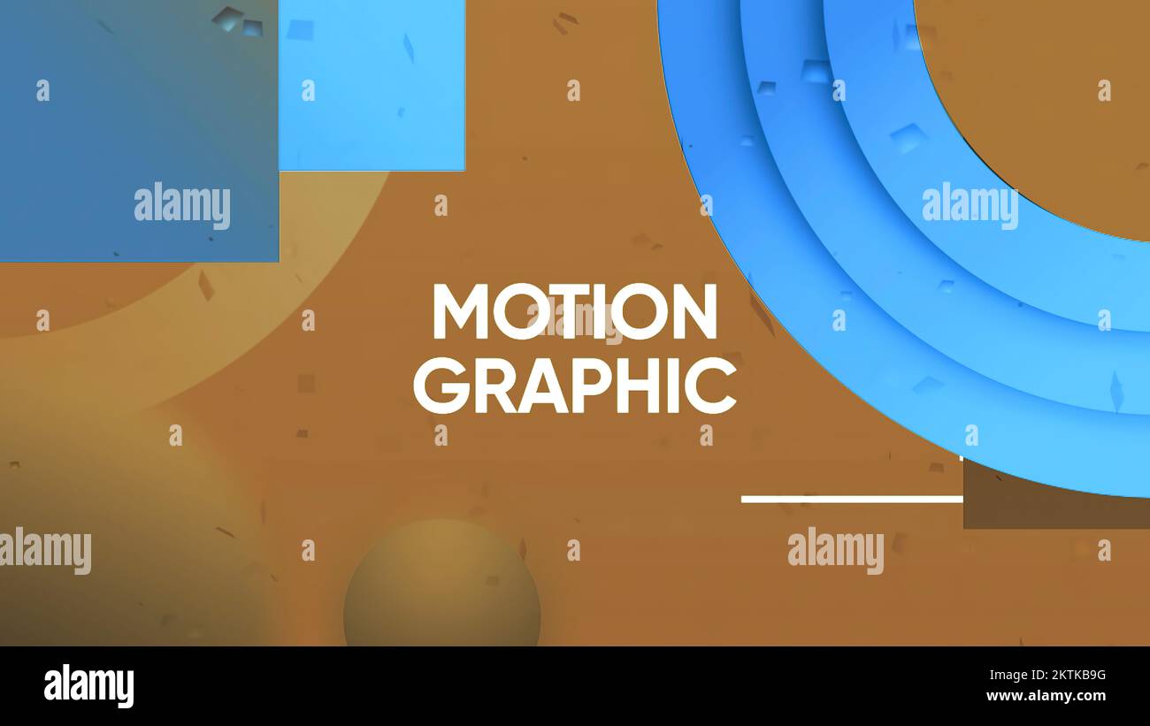 Motion graphics and web design concept. Motion. Geometric background ...