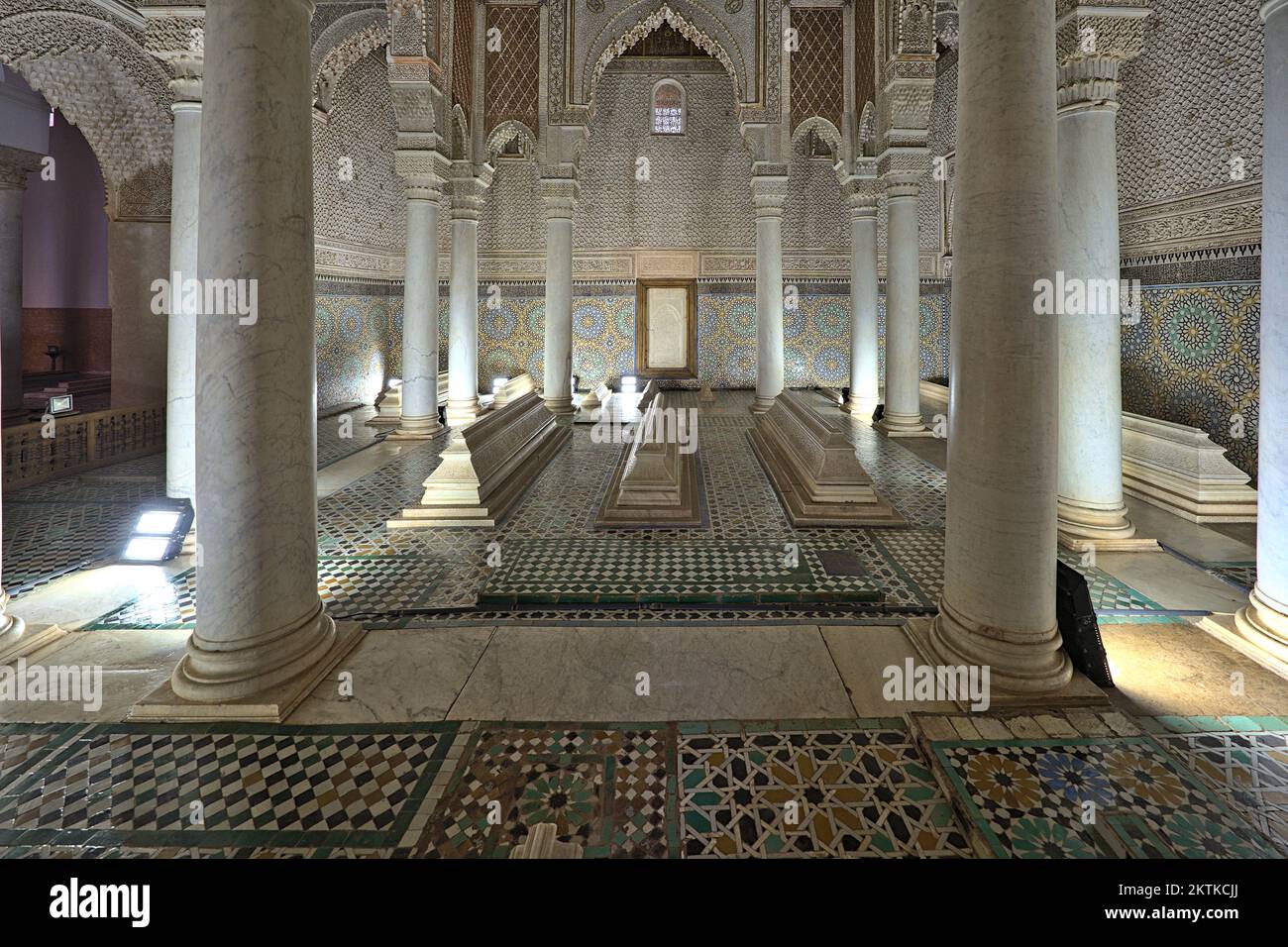 Saadian palace hi-res stock photography and images - Alamy