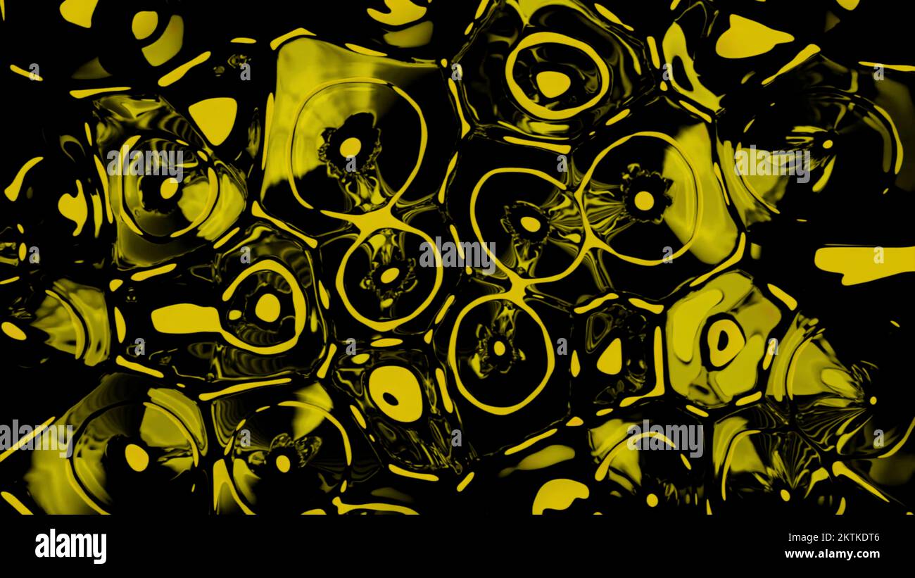 Abstract visualization of many loud speakers beating the rhythm on a ...