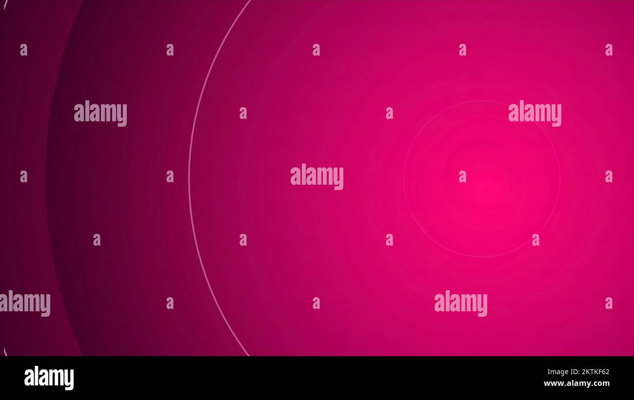 Spreading colorful circles, radio wave animation. Motion. Minimalistic ...