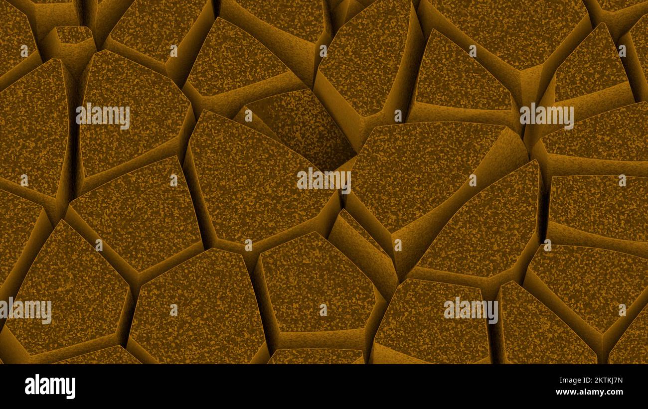 Abstract visualization of dry soil in motion. Design. Cracks in soil ...