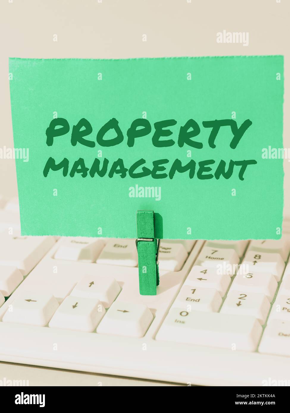 Hand writing sign Property Management, Business idea Overseeing of Real ...