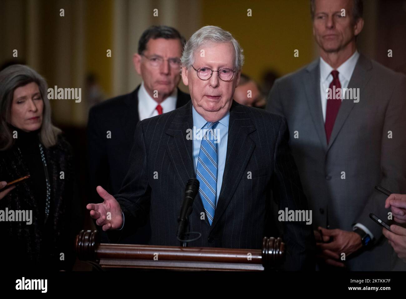 United States Senate Minority Leader Mitch McConnell (Republican of ...