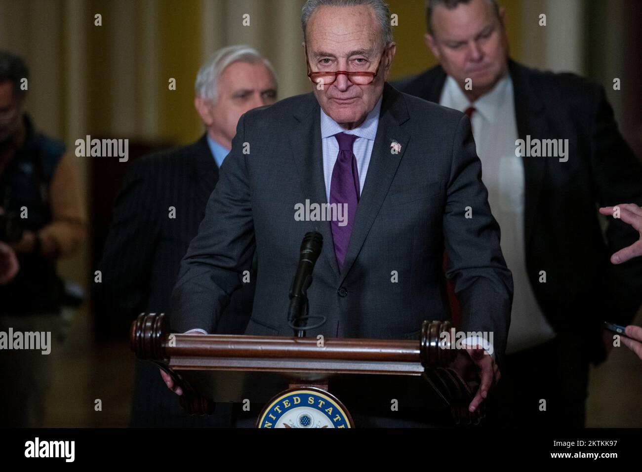 United States Senate Majority Leader Chuck Schumer (Democrat of New ...