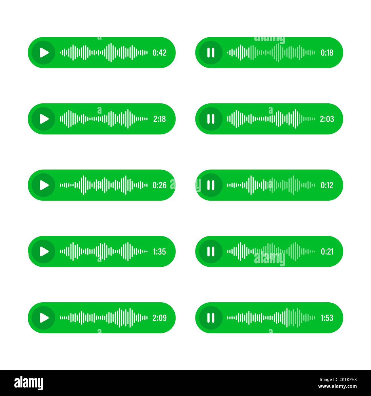 Voice, audio message, speech bubble. SMS text frame. Social media chat ...