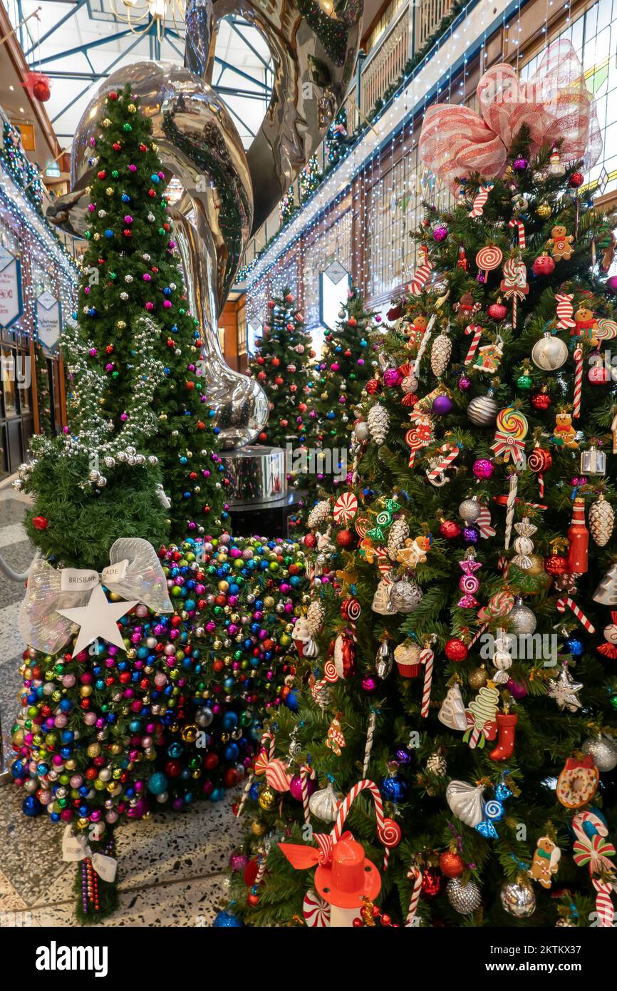 Brisbane, Queensland, Australia - November 2022: Beautiful Christmas ...