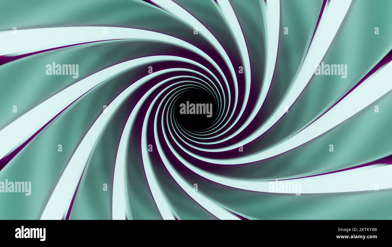 Abstract background with animated hypnotic tunnel. Design. Colorful ...