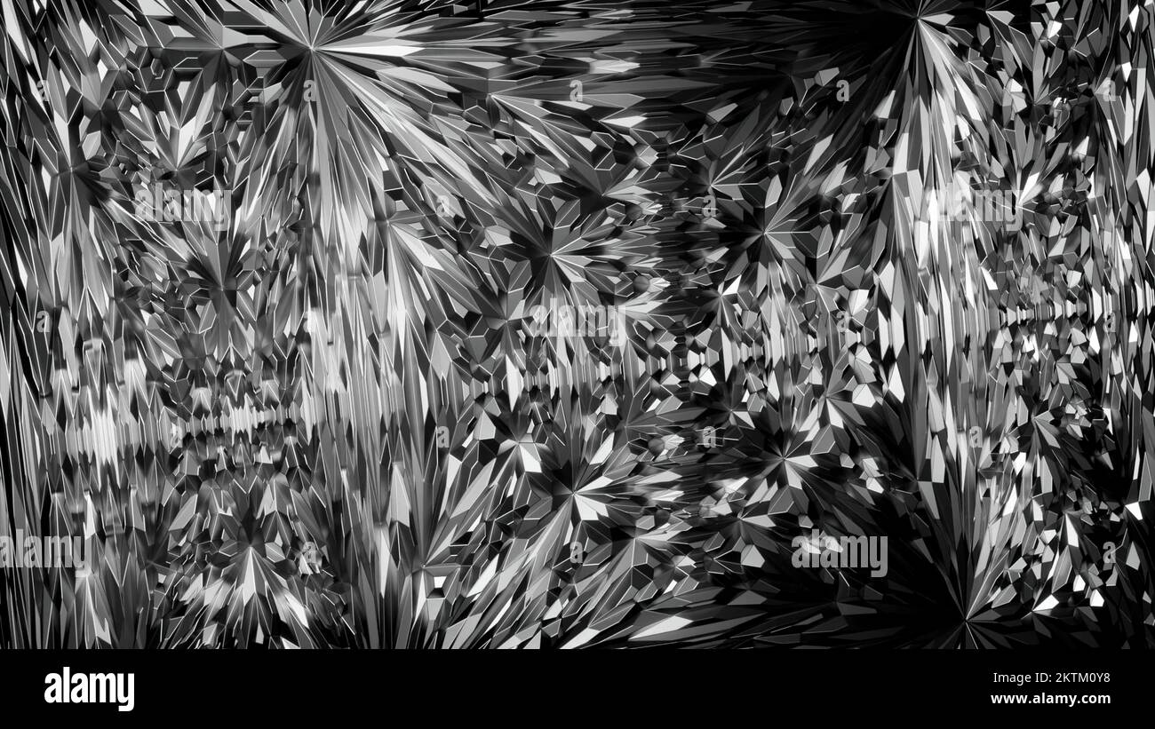 Kaleidoscopic moving glass surface of fractal mosaic tiles. Design ...