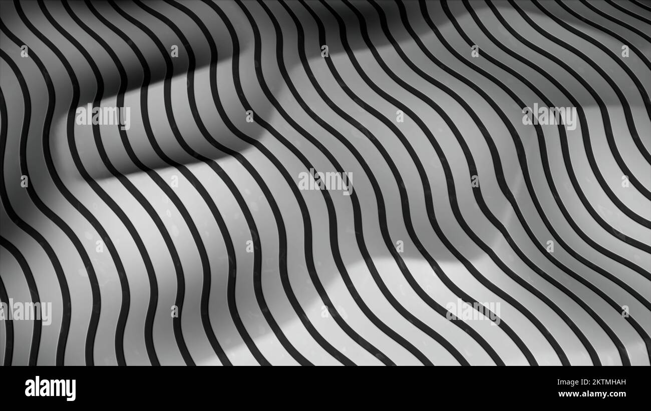 Abstract striped fabric in rippling motion. Motion. Wavy lines pattern ...