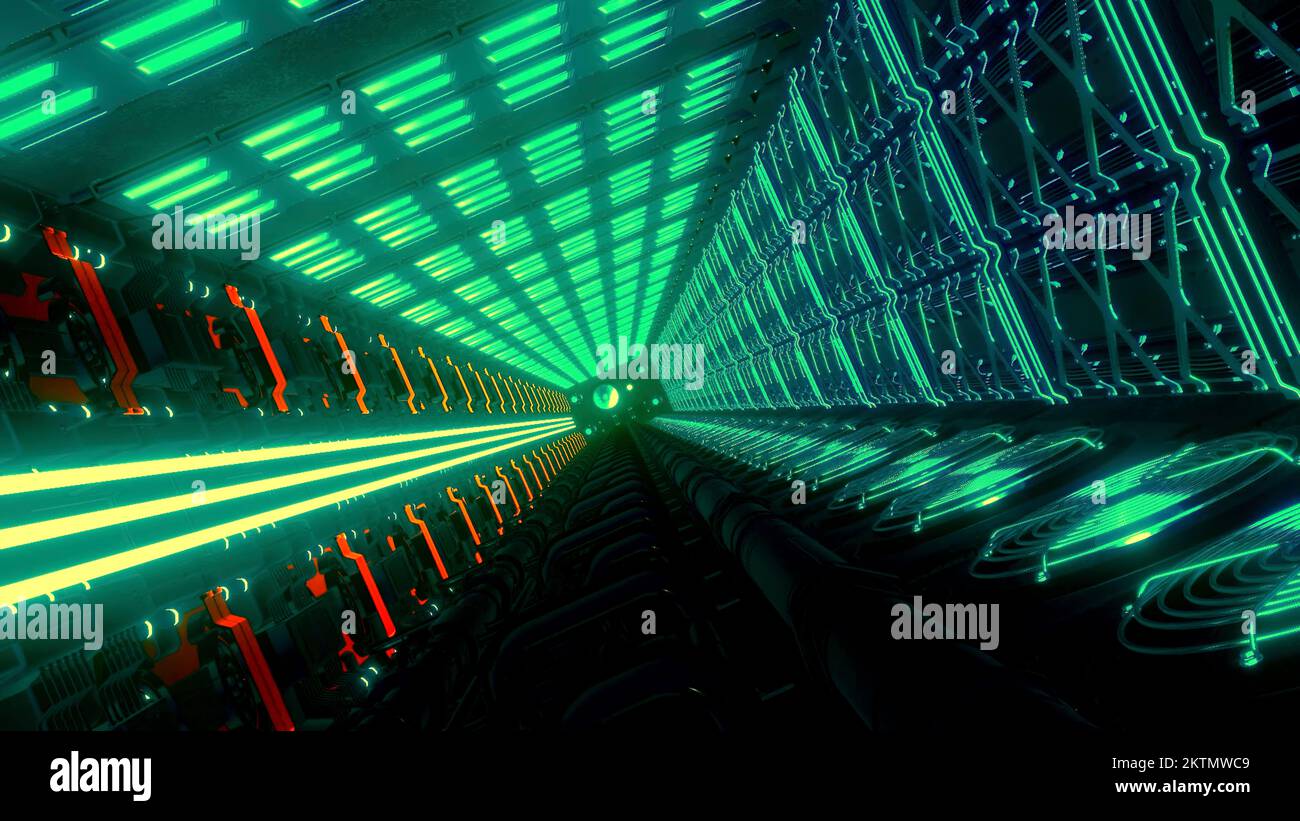 Light rays illusion green screen hi-res stock photography and images ...