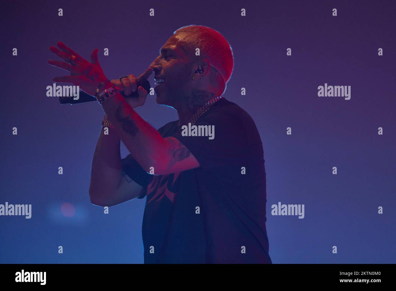 Luche on stage during the Italian singer Music Concert Luche - DVLA ...