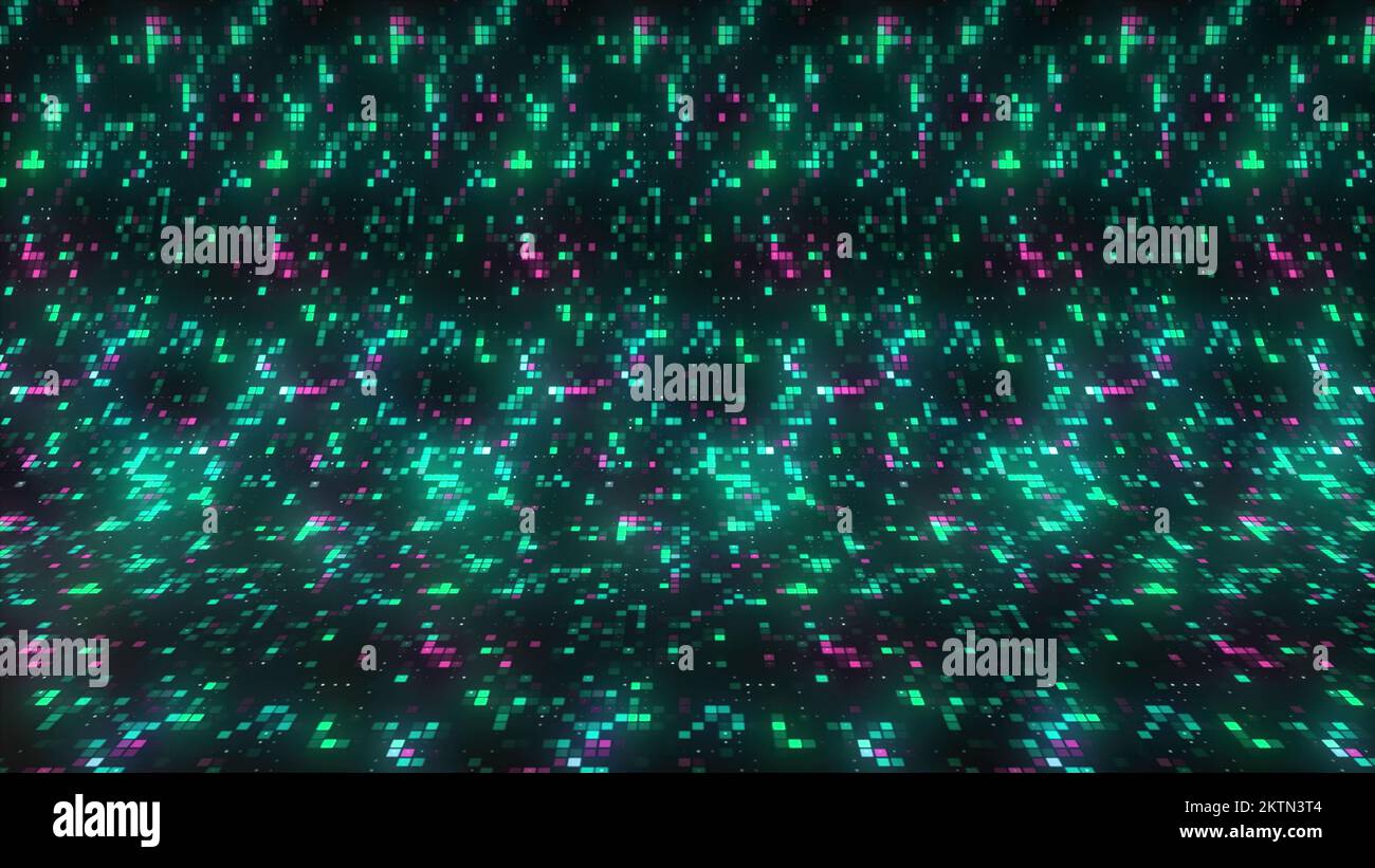 Background of shimmering squares with bend. Motion. Beautiful ...