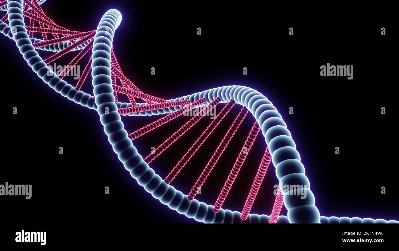 Beautiful moving spiral with DNA. Design. Rotating 3d spiral with ...