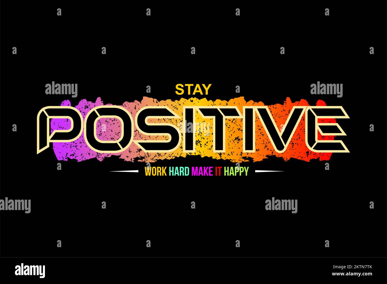 Vector image of a design containing a motivational, inspirational or ...