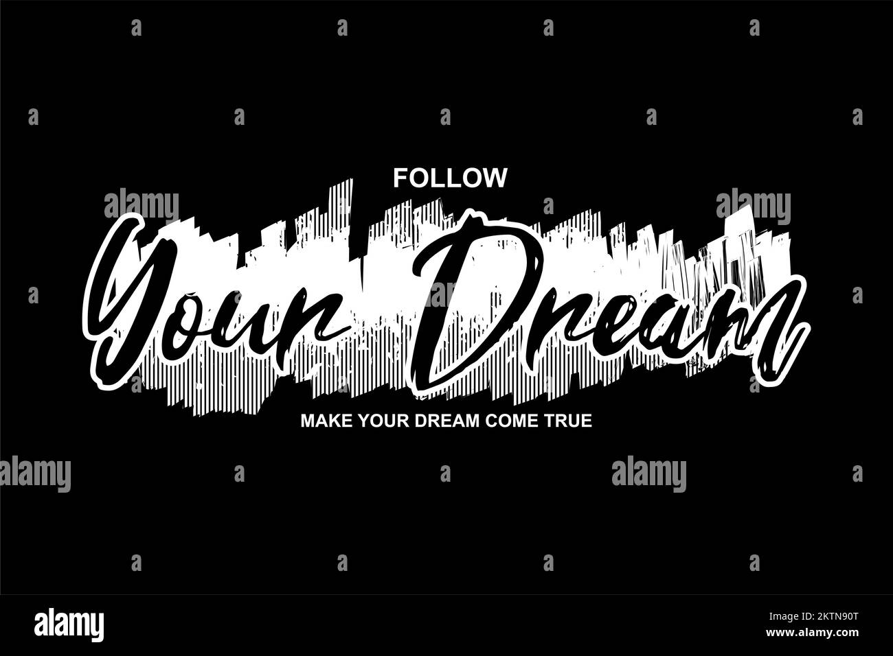 Vector image of a design containing a motivational, inspirational or ...