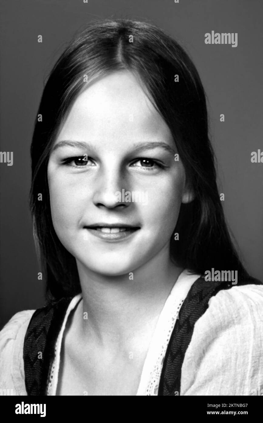 1980 , USA : The american actress HELEN HUNT ( born 15 june 1963 ) when ...