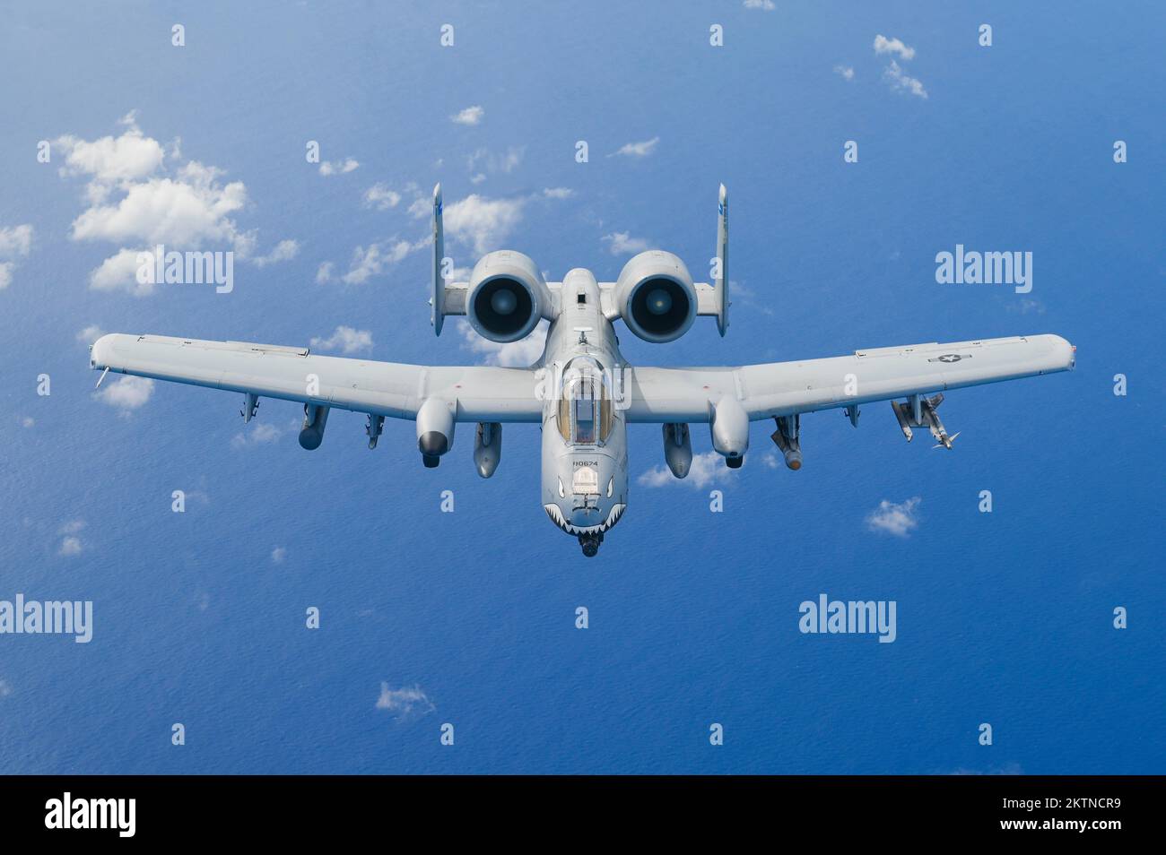 A U.S. Air Force A-10C Thunderbolt II aircraft assigned to the 74th ...