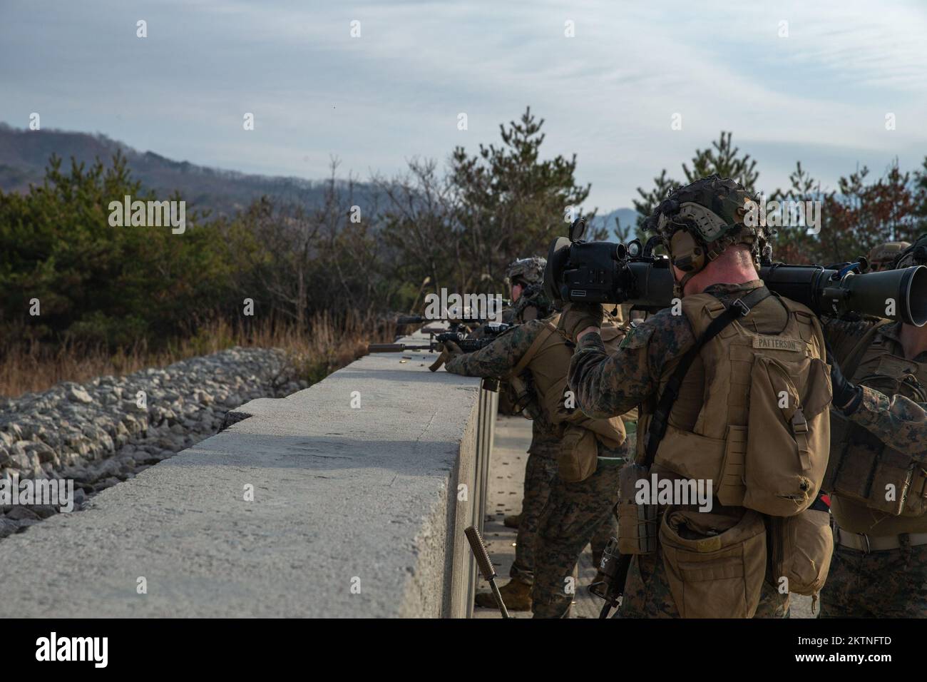 U.S. Marines with 3d Battalion, 4th Marines participate in a platoon ...