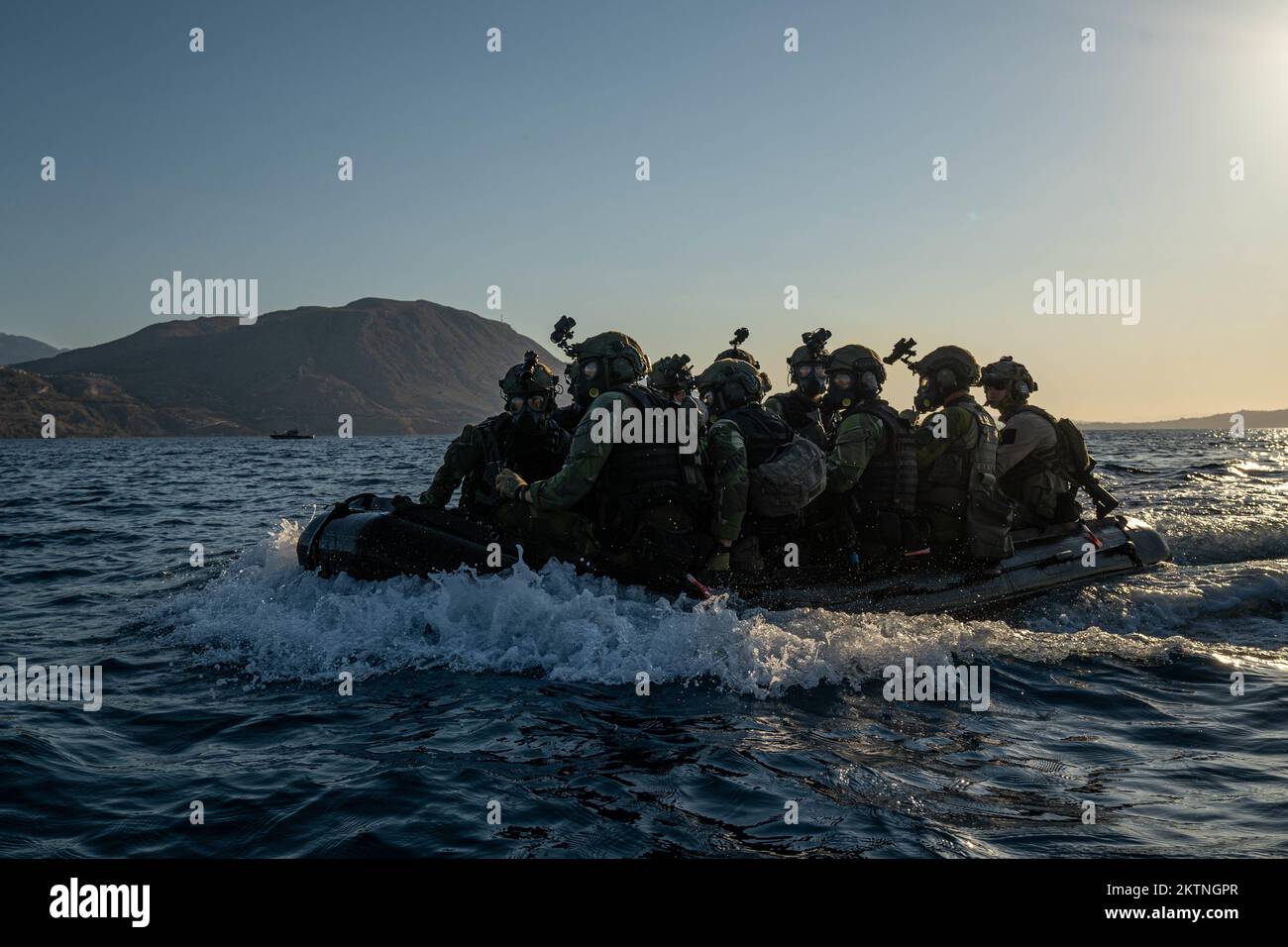 A U.S. Naval Special Warfare Combatant-Craft Crewmen with Special Boat ...