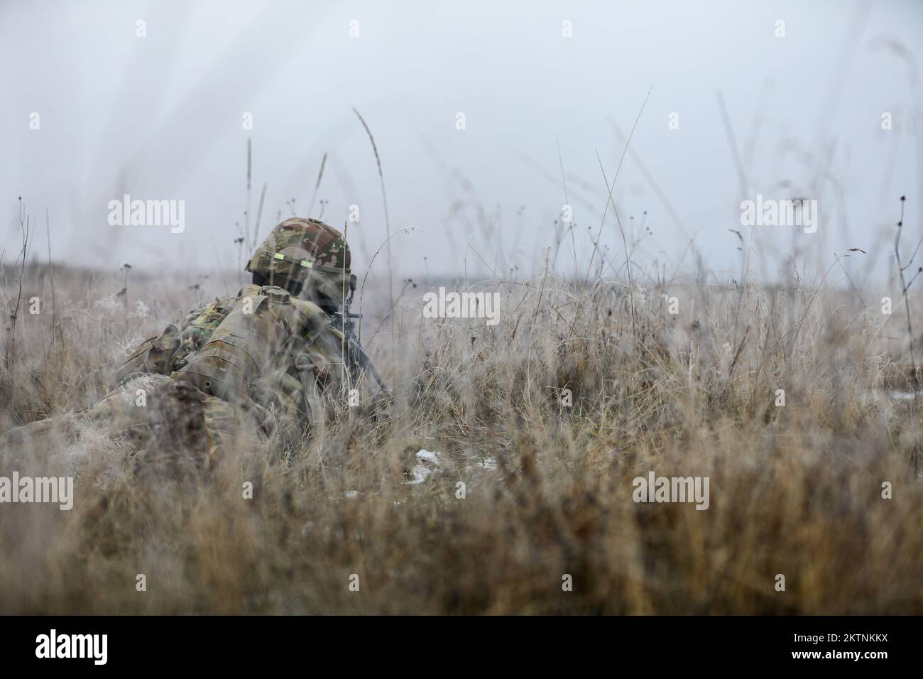 U.S. Soldier assigned to Chaos Company, 3rd Battalion, 8th Cavalry ...